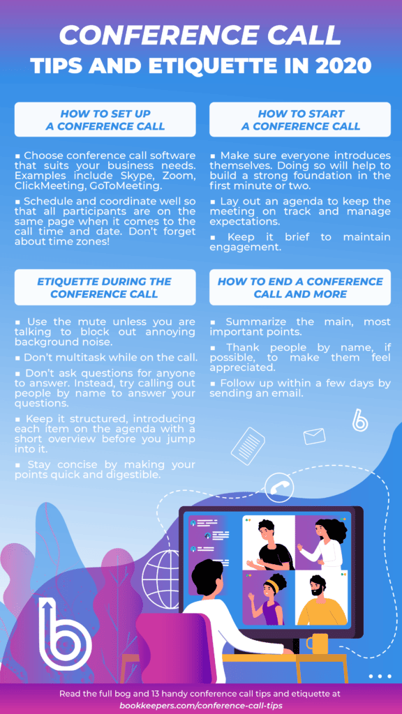 Conference Call Tips and Etiquette in 2020 | Bookkeepers.com